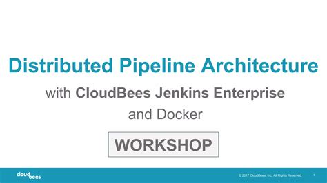 Distributed Docker Pipeline Architecture With CloudBees Jenkins