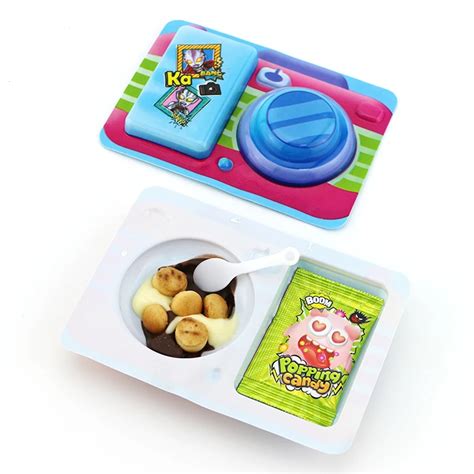 Supply Diy Snack Camera Shaped Chocolate Biscuits With Popping Candy Ch
