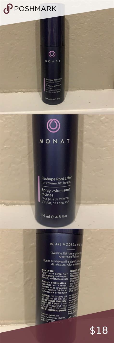 Monat Reshape Root Lifter • 4 5 Fl Oz Monat Lifter Root