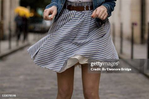 Wind Blowing Up Womens Dresses