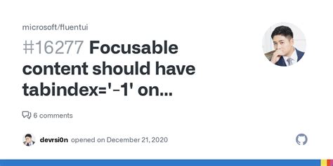 Focusable Content Should Have Tabindex 1 On Focustrapzone · Issue