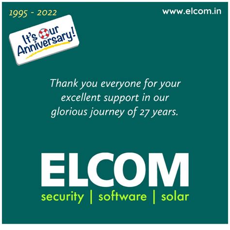 Elcom Futuretech Pvt Ltd On Linkedin Thank You Everyone For Your Trust In Elcom 🙏 A Dream Of