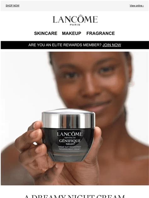 Lancôme “the Best Night Cream I Have Ever Used” Milled