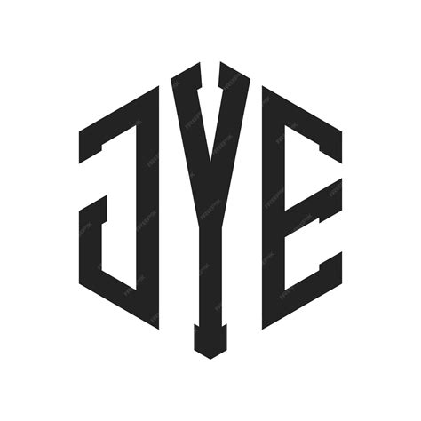 Premium Vector Jye Logo Design Initial Letter Jye Monogram Logo Using