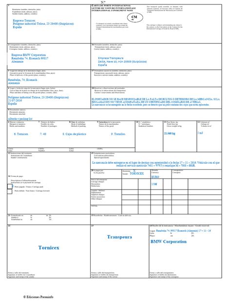 Gaci Act Ud 5 Modelo Cmr Pdf