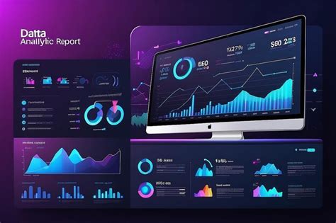 Premium Photo 3d Web Ui Interface Data Analytics Seo Optimization