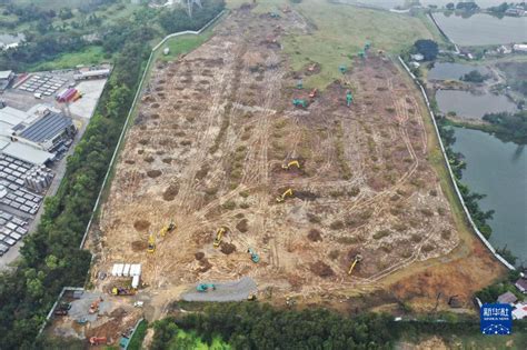 中央援建香港方舱医院项目开工