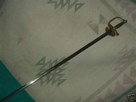 Vintage French Clam Shell Dress Rapier Sword No Scb 21290604
