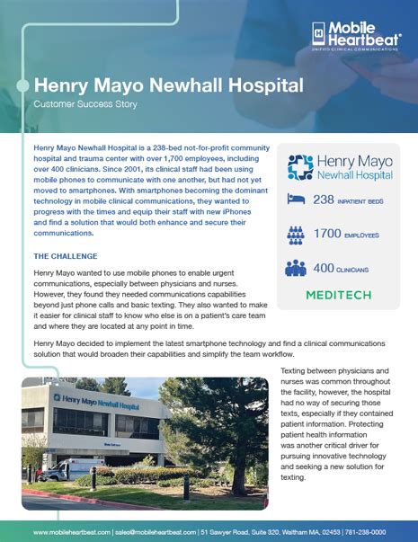 Henry Mayo Newhall Hospital Mobile Heartbeat