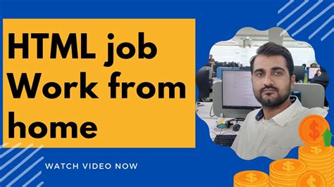 Html Job Work From Home How To Earn Money With Html Css Youtube