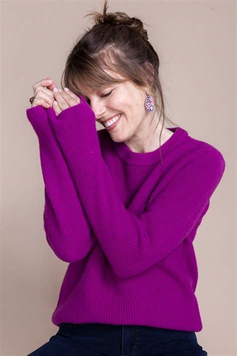Pull En Laine Fine Recycl E Made In France B Solfin