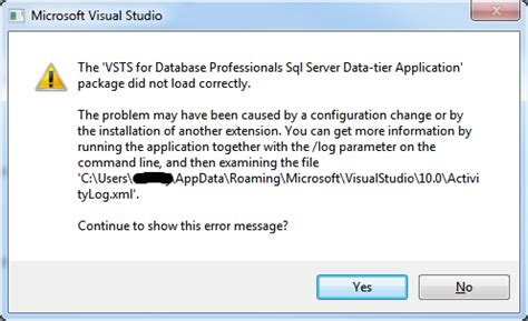 Windows Visual Studio Crashing Upon Solution Load Super User