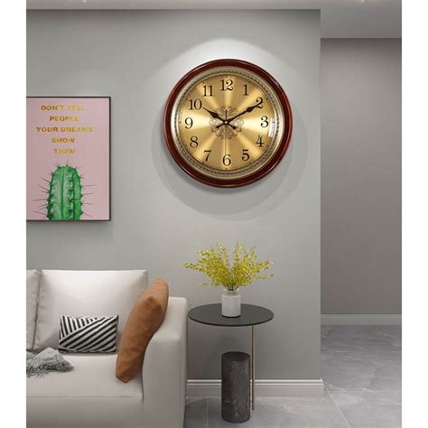 Винтажные металлические настенные часы изысканные бесшумные настенные часы диаметр 40 см