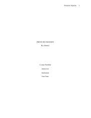 PICO Edited 1 Docx Pressure Injuries PRESSURE INJURIES By Name Course Number Instructor