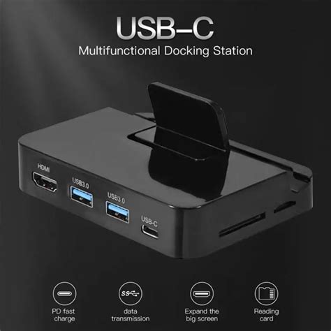 Концентратор USB Type C док-станция для samsung S10 S9 Dex Pad станция ...
