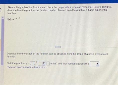 Solved Sketch The Graph Of The Function And Check The Graph Chegg Com