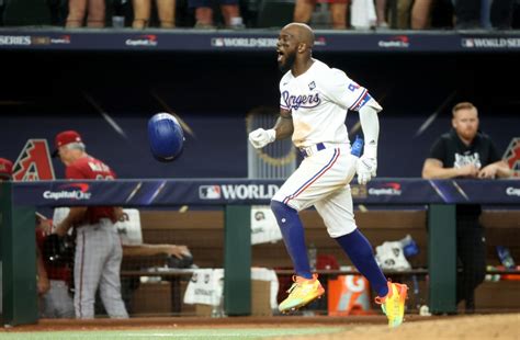 Adolis Garcías Walk Off Homer In Game 1 Of The World Series Sent The