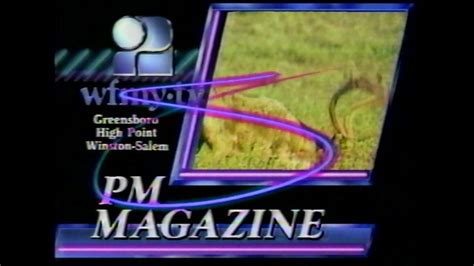 Pm Magazine Promo Fade Into 60 Minutes Wfmy 10251987 Youtube