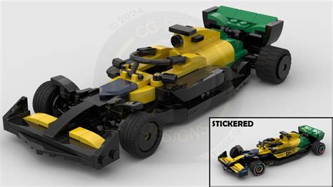 Lego Moc F1 Mclaren Mcl38 Monaco By Cgforcedesigns Rebrickable