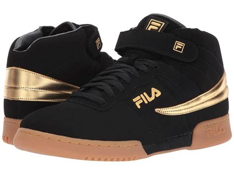 Mens Fila F 13 Free Shipping Breathable Shoes Men Black Lace Up