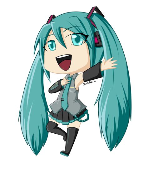 Chibi Hatsune Miku By Thearcticflame On Deviantart