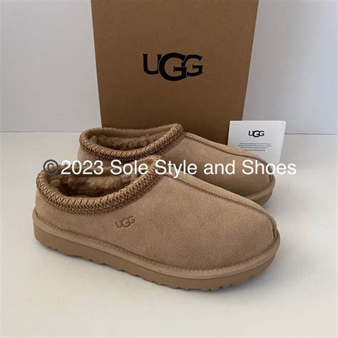 Ugg Tasman Slippers Sand Tnl 8 New In Box Ugg Tasman Slippers Uggs