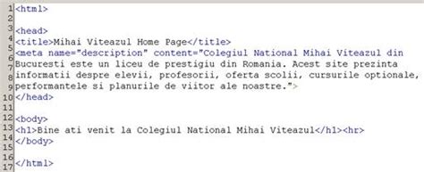 Imagini Si Legaturi Linkuri In Html Tutorial Pentru Proiectul De Atestat Informatica