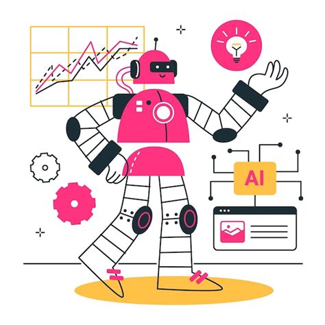 Free Vector Artificial Intelligence Concept Illustration