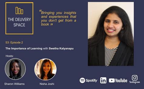 Swetha Kalyanapu On Linkedin S3 E2 Importance Of Learning With Guest