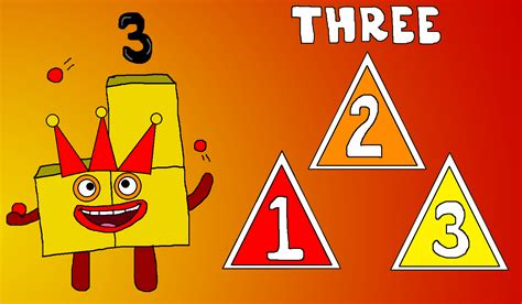 Image Numberblock 3 3 Trianglespng Numberblocks Wiki Fandom