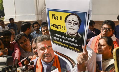 Bjp Mlas Stage Walkout In Bengal Assembly To Protest Tmc Legislators