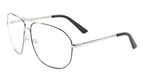 Av 1569 Clr Aviators Clear Lens Wholesale Bulk Glasses Frontier