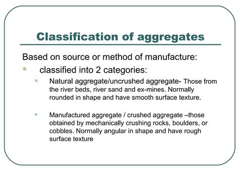 Aggregates Ppt
