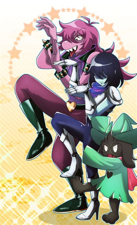 Deltarune Undertale Kris Undertale Undertale Susie Undertale Ralsei Ralsei
