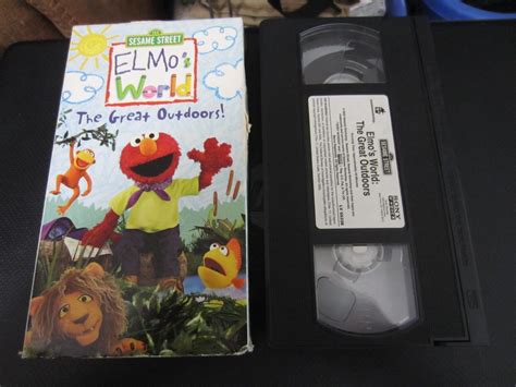 Sesame Street Elmos World The Great Outdoors” Vhs 2003 Sony Wonder