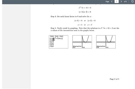 Solved 1 Use An Appropriate Factoring Method To Solve Each