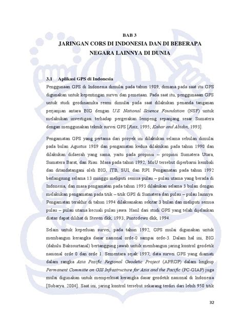 Adoc Pub Jaringan Cors Di Indonesia Dan Di Beberapa Negara Pdf