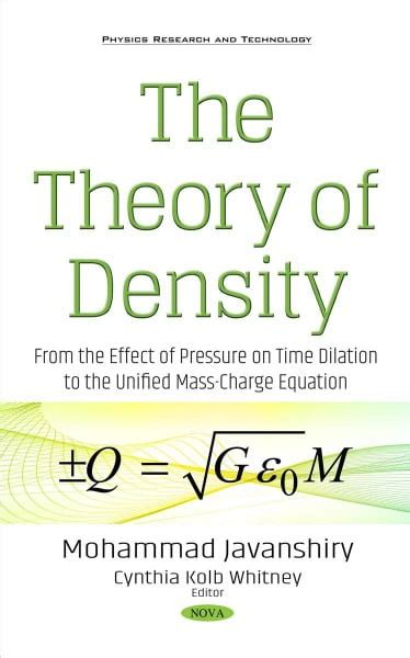 Pre Owned Theory Of Density From The Effect Of Pressure On Time Dilation To The Unified Mass