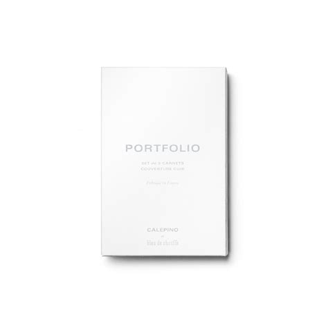 Carnet Couverture Cuir PORTFOLIO Dot Grid Calepino Bleu De Chauffe