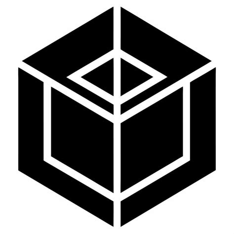 Cube Black Fill Icon 48264665 Vector Art At Vecteezy