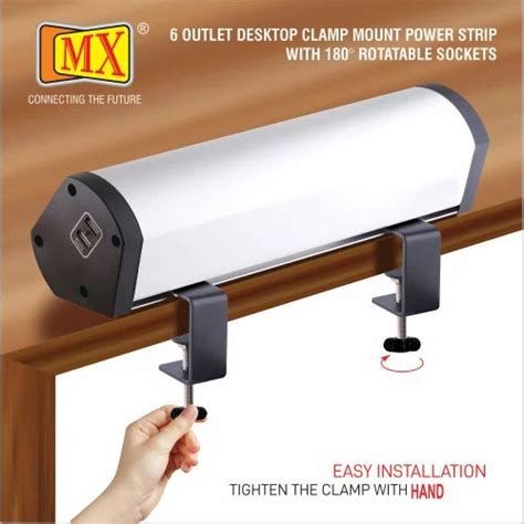 Power Console Desk Clamp Power Console With 2346 Rotatable Power