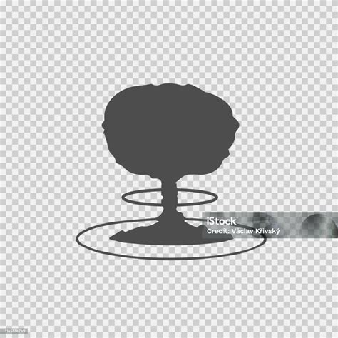蘑菇雲核爆炸向量圖示 Eps 10戰爭的象徵向量圖形及更多剪裁圖圖片 剪裁圖 危險 原子 Istock
