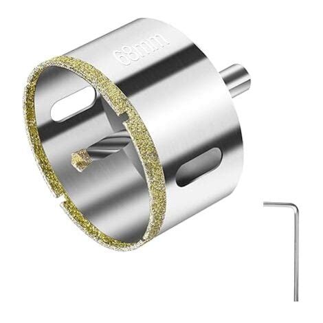 Scie Cloche Diamant 68 Mm Foret Diamant Avec Foret Guidage Central