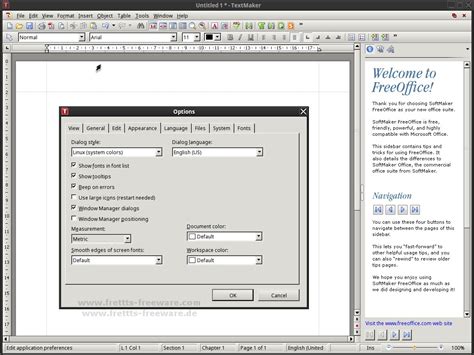 Linux Spreadsheet Software Inside Office Text Processing Spreadsheet