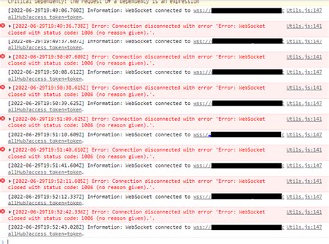 Signalr Keep Disconnecting Every 30 Seconds Rdotnet