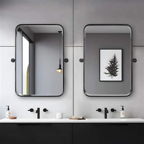 Neutype 23 In W X 32 In H Rectangular Framed Wall Bathroom Vanity