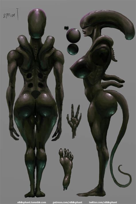 Rule 34 Alien Alien Franchise Female Female Xenomorph Feral Only
