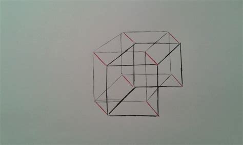 Constructing A Tesseract On A 2d Plane Math Videos Construction