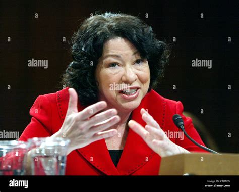 Us Supreme Court Nominee Sonia Sotomayor On The Second Day Of Her