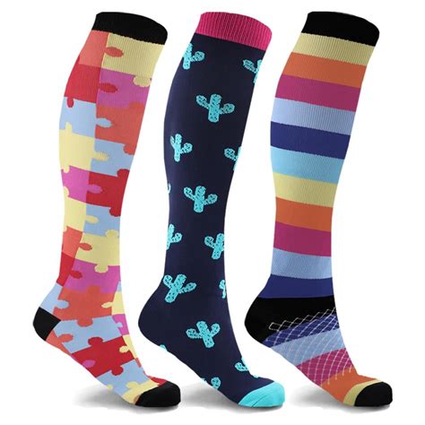 Extreme Fit Womens Compression Socks 3 Pack Made For Nurses Travel